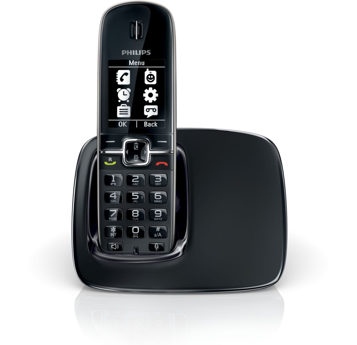 BeNear Téléphone fixe sans fil CD4901B/DE | Philips