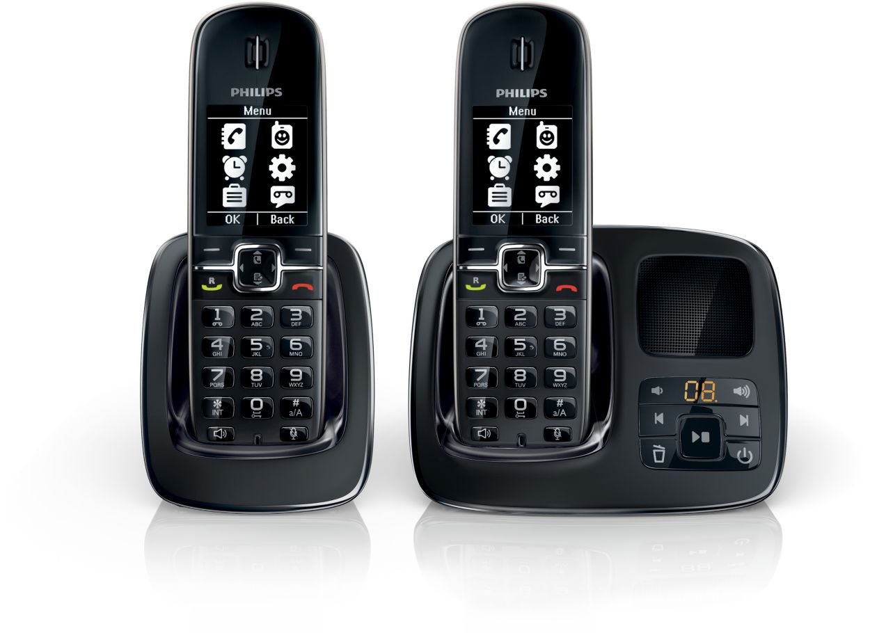 BeNear Cordless phone with answering machine CD4952B/38 | Philips