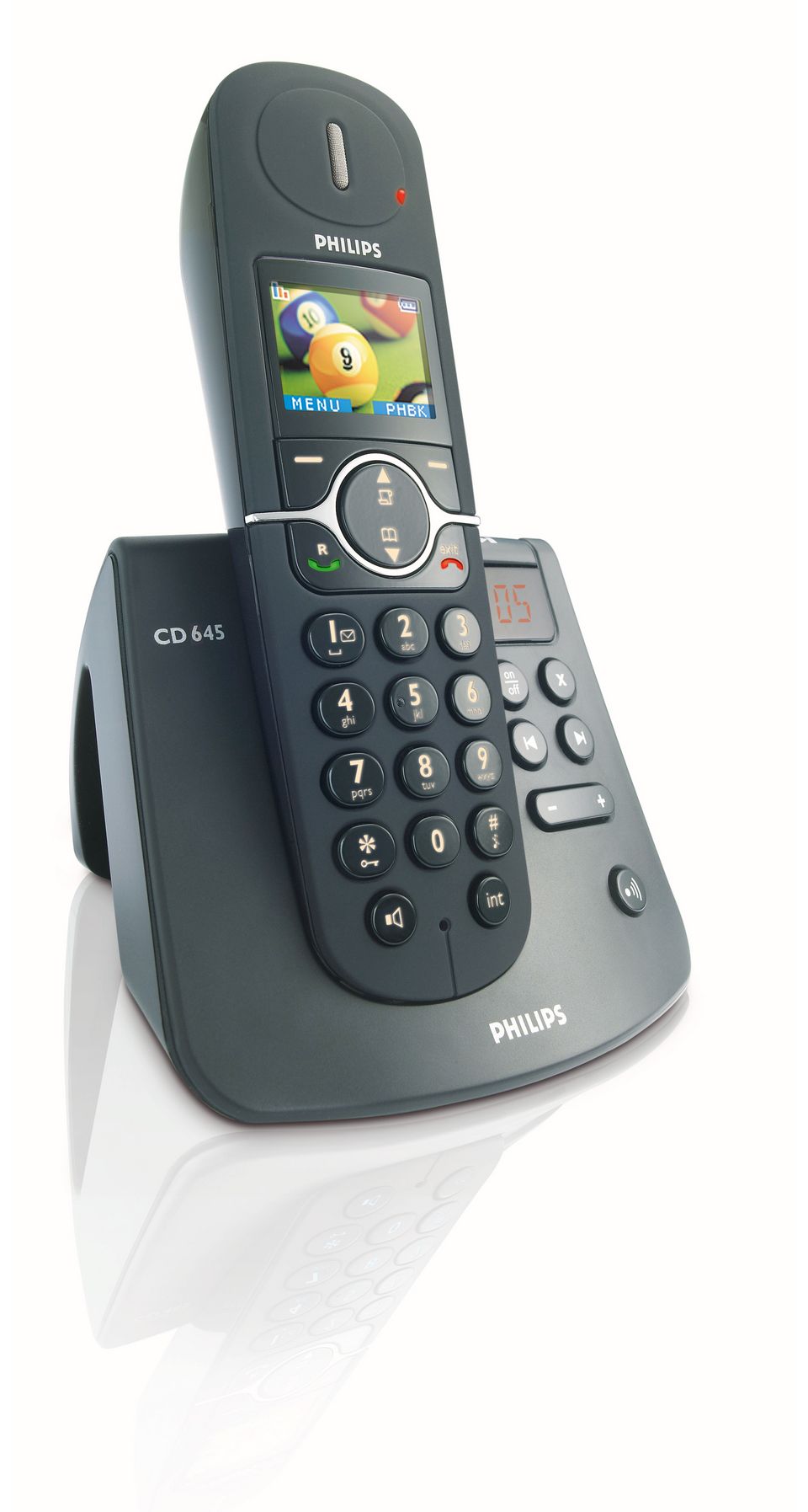 Cordless phone answer machine CD6451B/79 | Philips