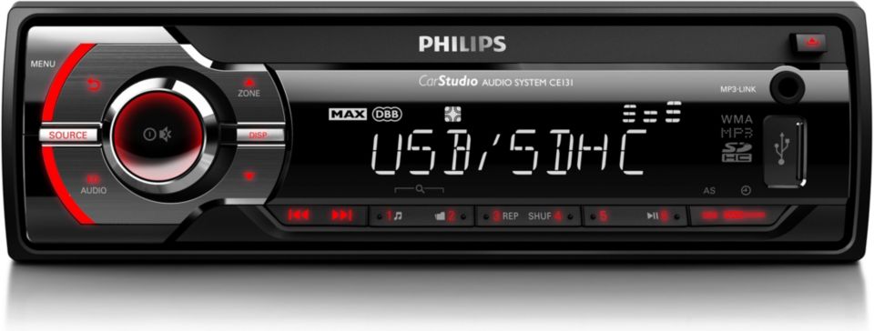 Car audio system CE131/00 | Philips
