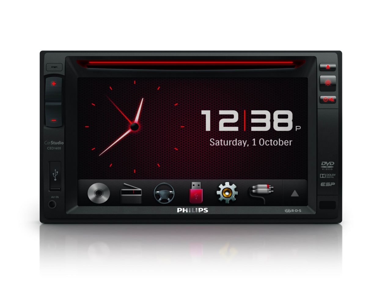 Car audio video system CED1600/98 | Philips