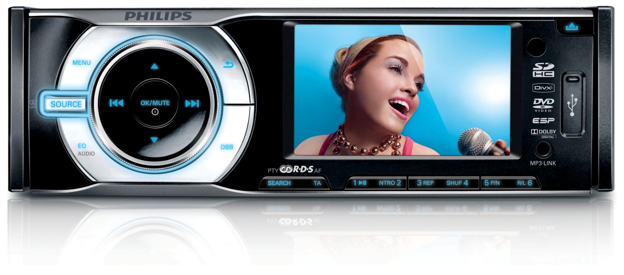 Car entertainment system CED228/98 | Philips