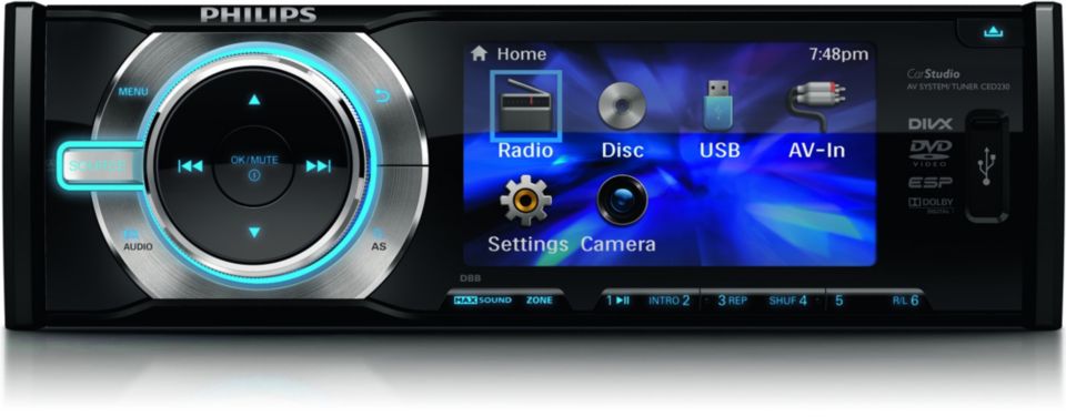 Car audio video system CED230/98 | Philips