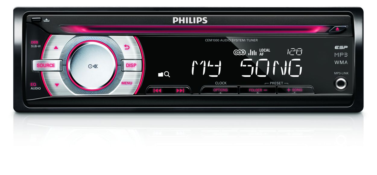 Car audio system CEM1000/00 | Philips