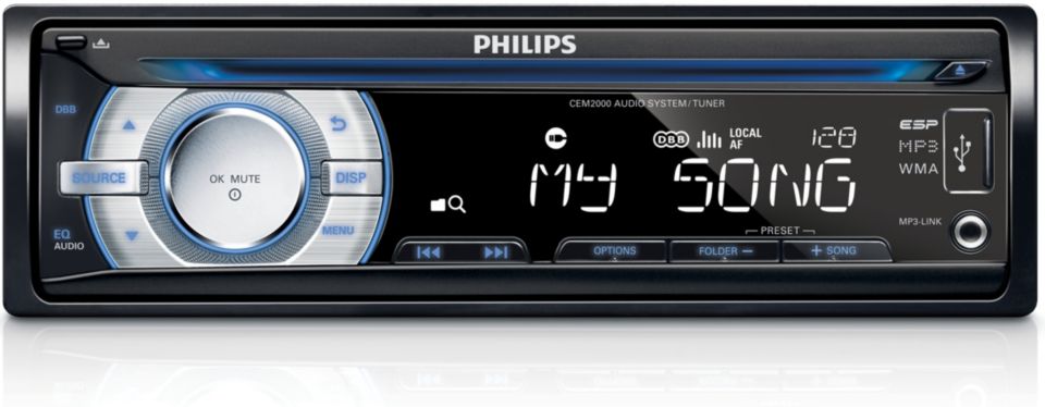 Car audio system CEM2000/00 | Philips