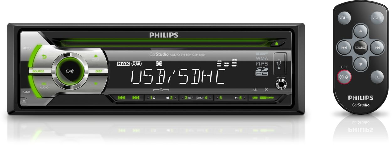 Автомобильная аудиосистема CEM2100/51 | Philips