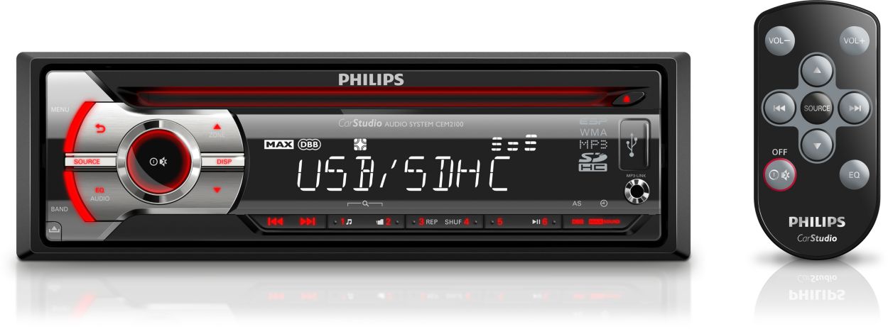 Car audio system CEM2100/98 | Philips