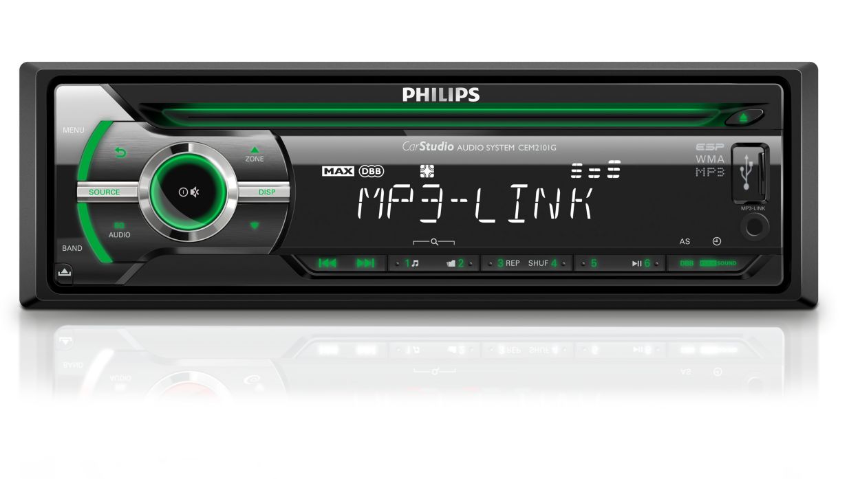 Автомобильная аудиосистема CEM2101G/51 | Philips
