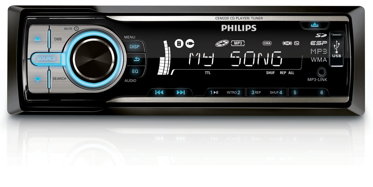 Car entertainment system CEM220/98 | Philips