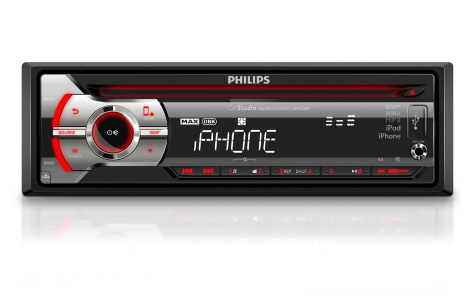 Car audio system CEM2250/98 | Philips