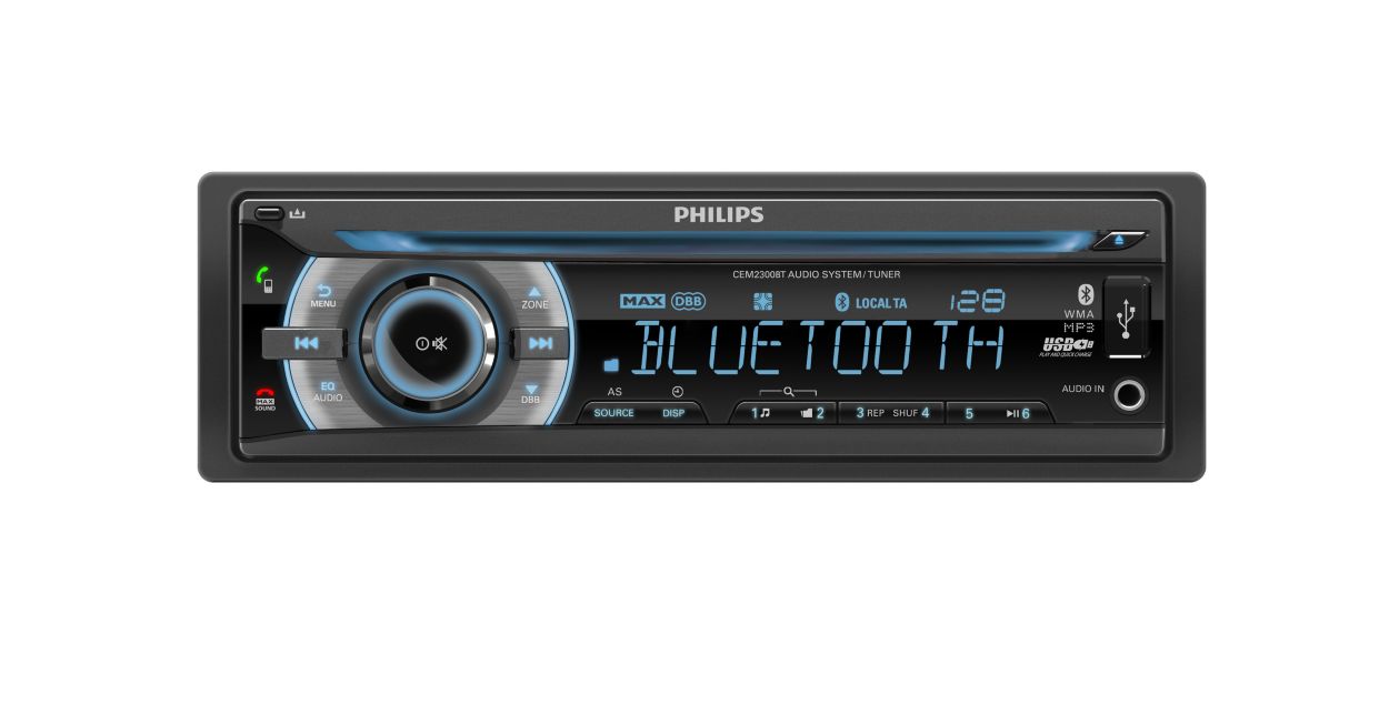 Car audio system CEM2300BT/55 | Philips
