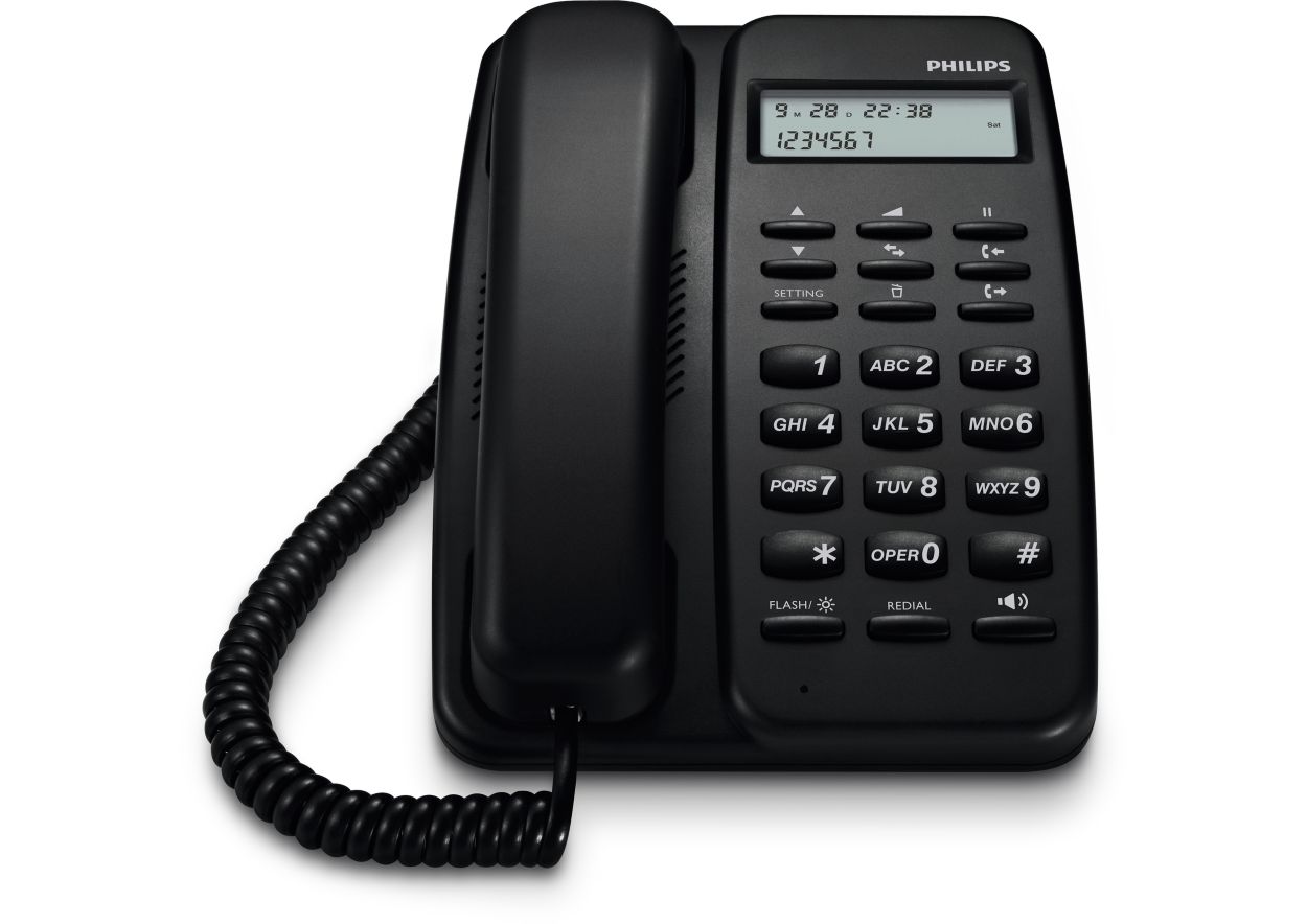 Teléfonos con cable CRD150B/77 | Philips