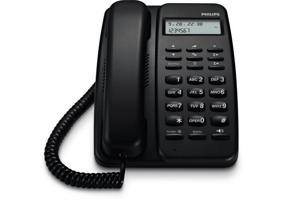 Teléfonos con cable CRD150B/77 | Philips