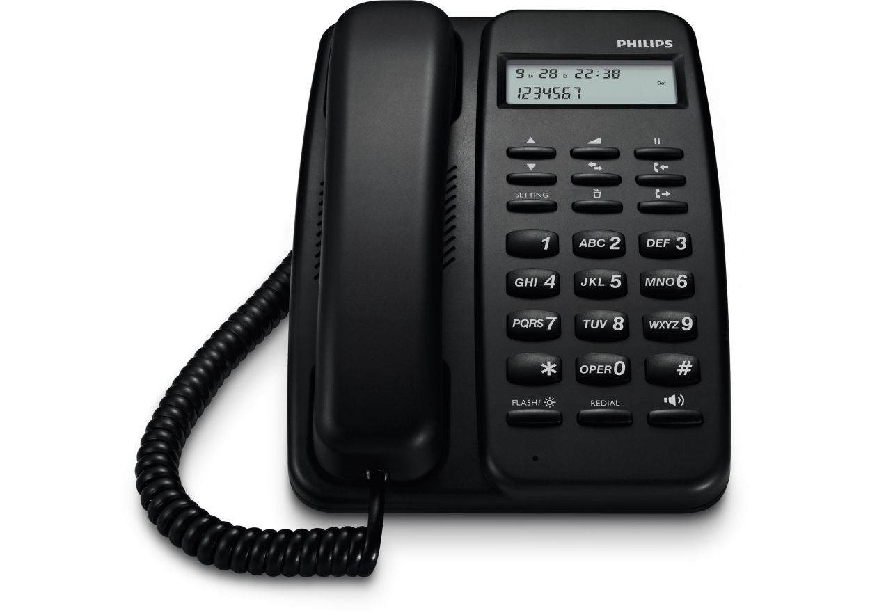 Corded phones CRD150B/90 | Philips