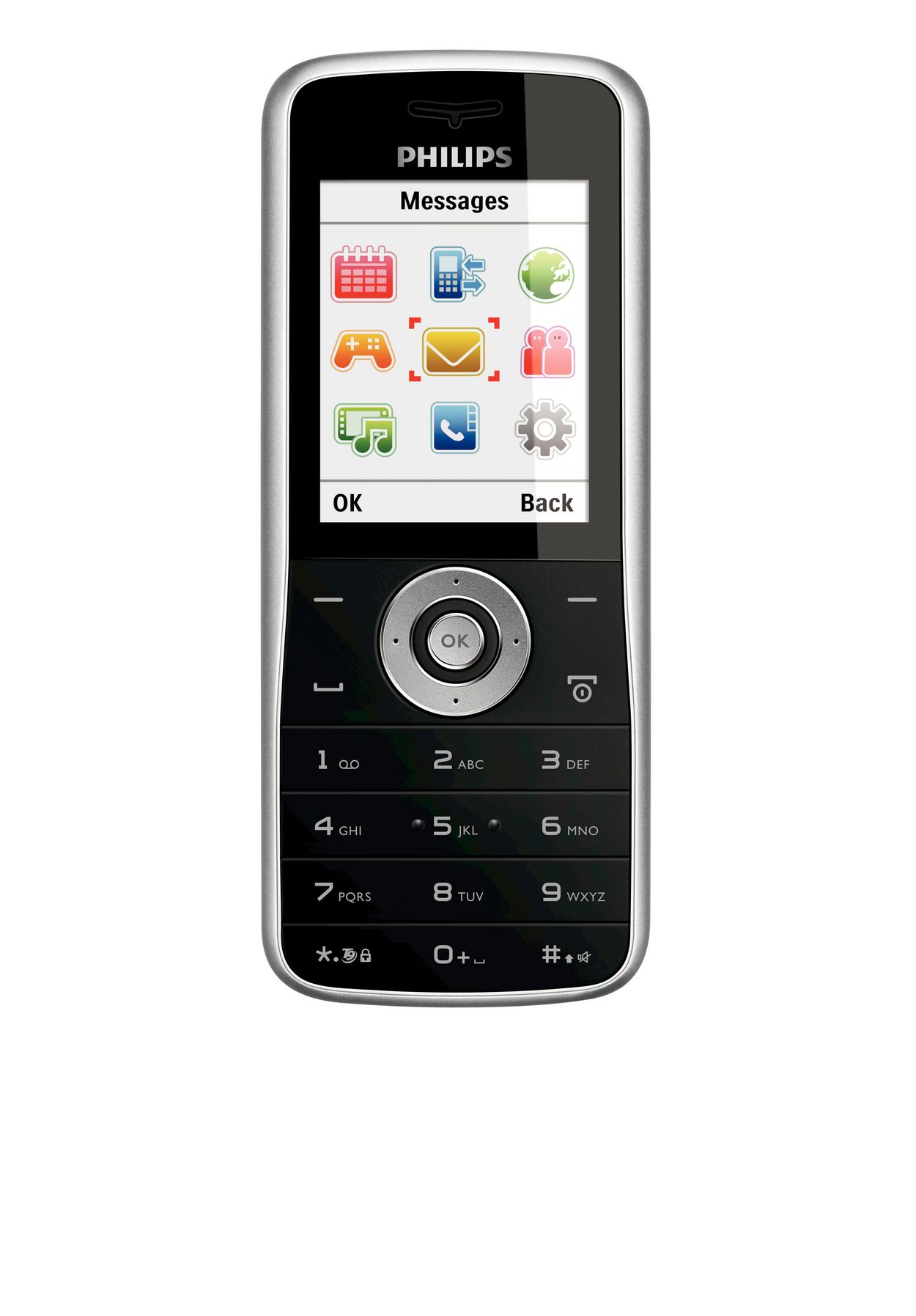 Mobile Phone CTE100SLV/00 | Philips