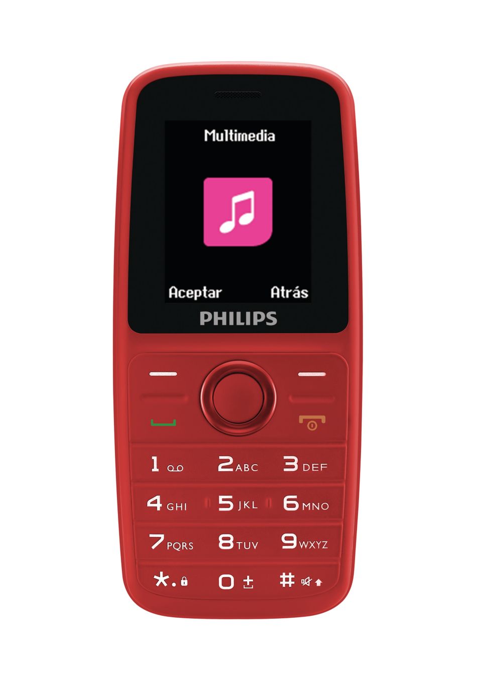 Teléfono móvil CTE108RD/55 | Philips
