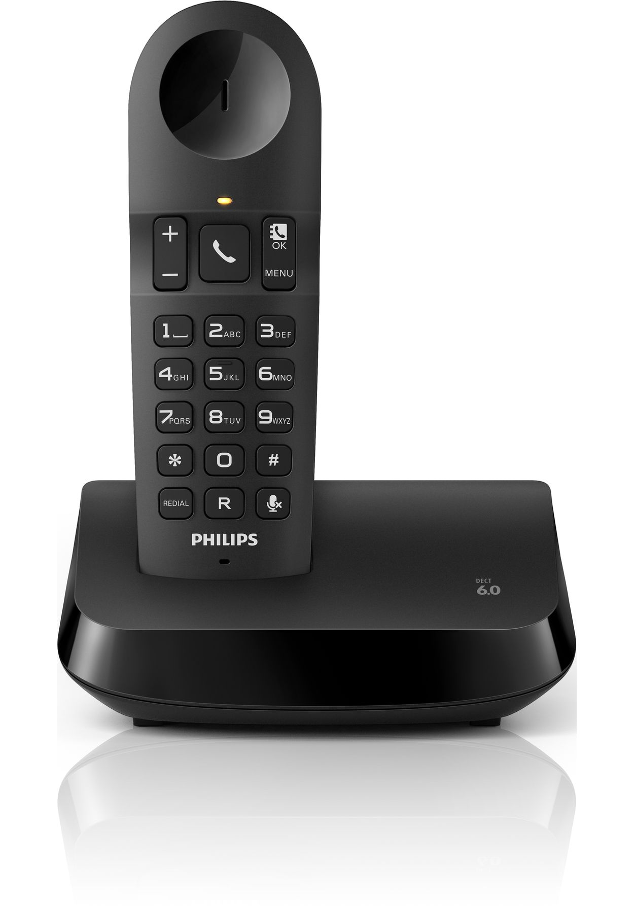 Teléfono inalámbrico D1001B/77 | Philips