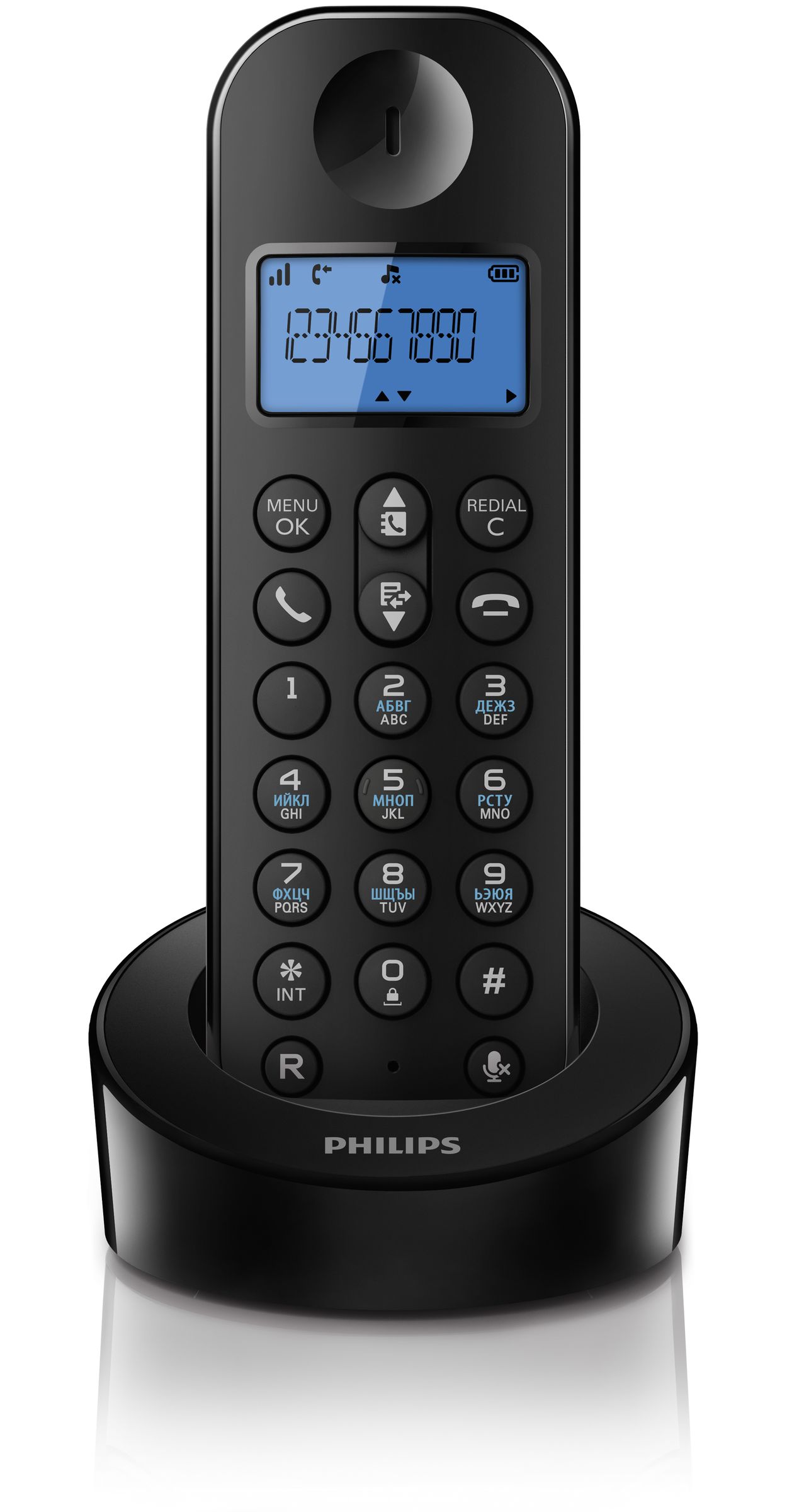 Беспроводной телефон D1201B/51 | Philips