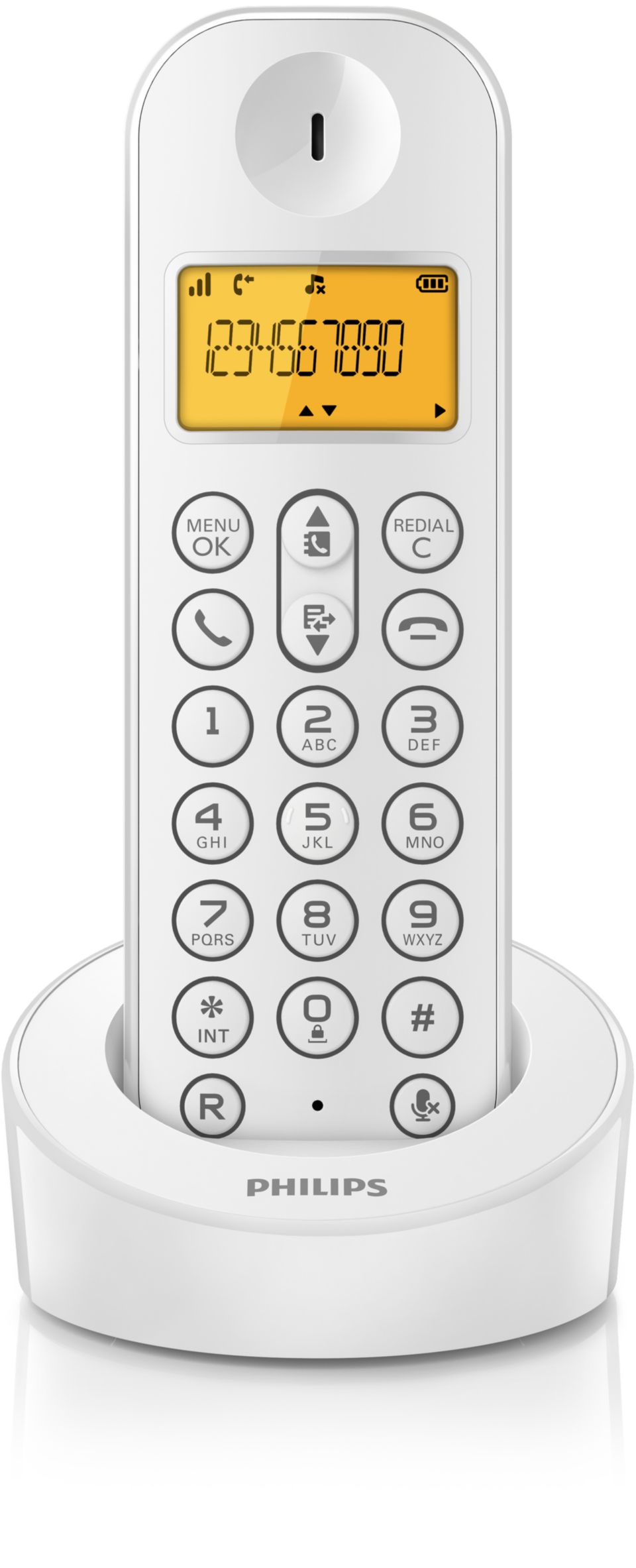 Cordless phone D1201W/90 | Philips