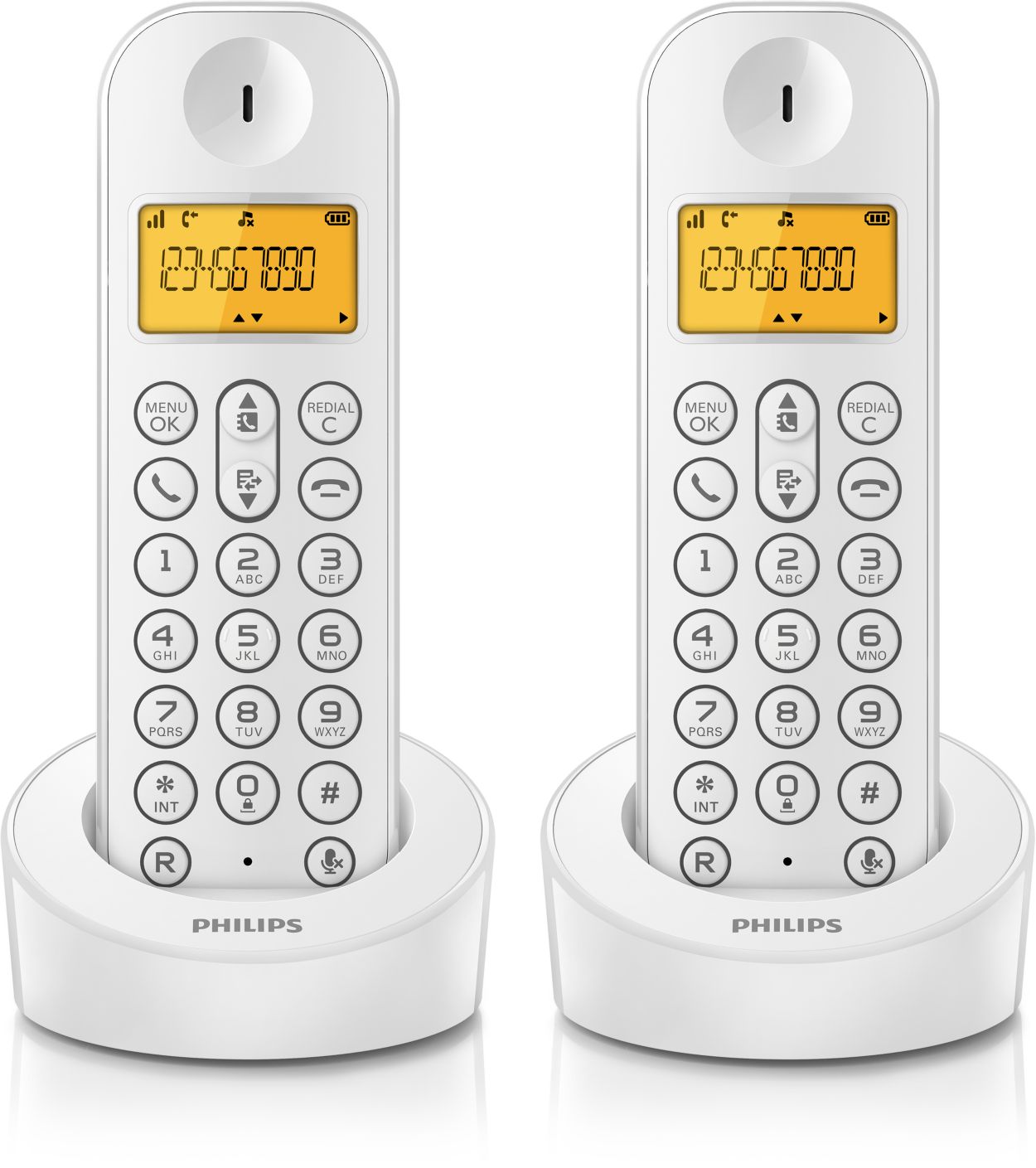 Cordless phone D1202W/90 | Philips