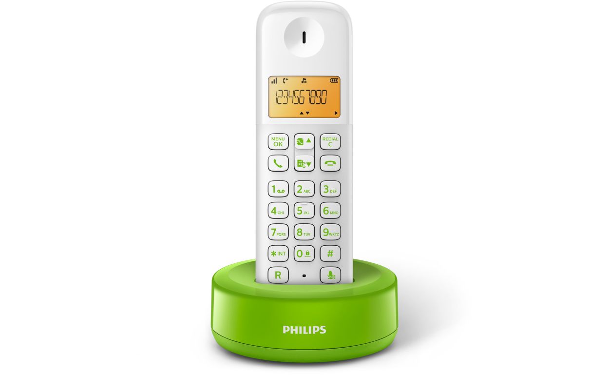 Téléphone fixe sans fil D1301WN/FR | Philips
