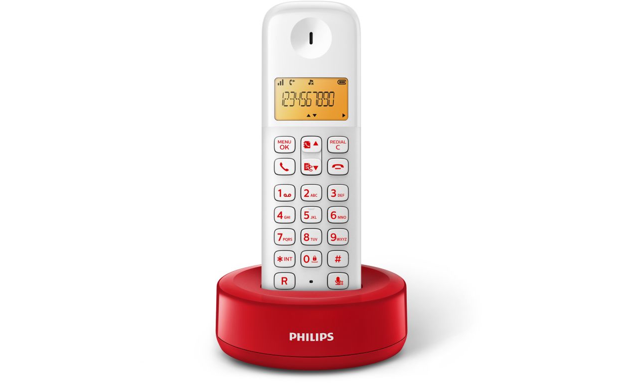 Cordless phone D1301WR/90 | Philips