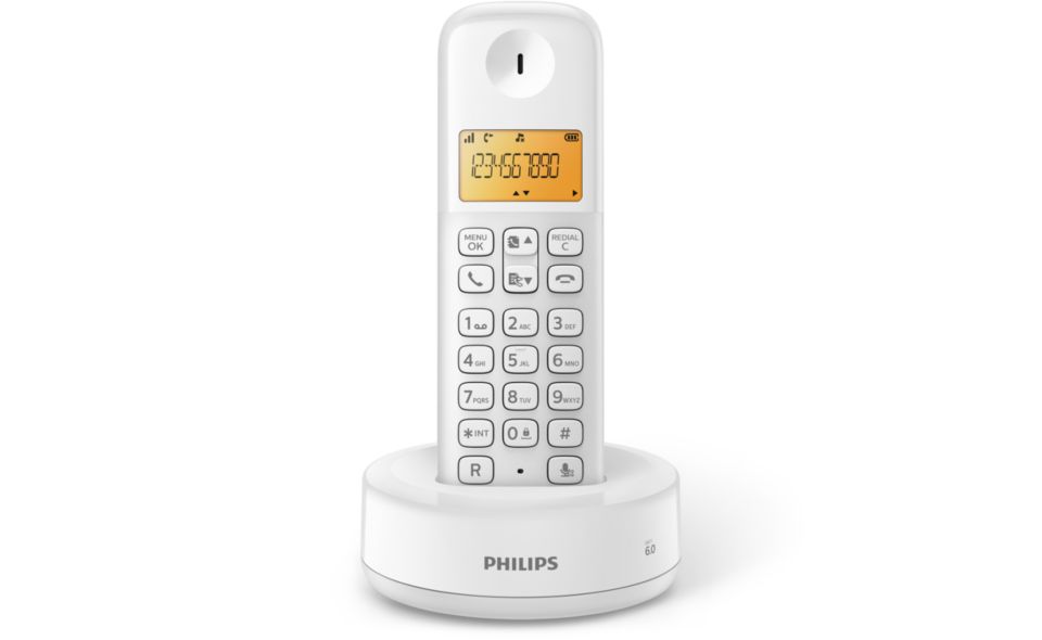Cordless phone D1601W/05 | Philips