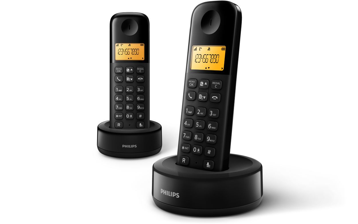 Schnurloses Telefon D1602B/01 | Philips