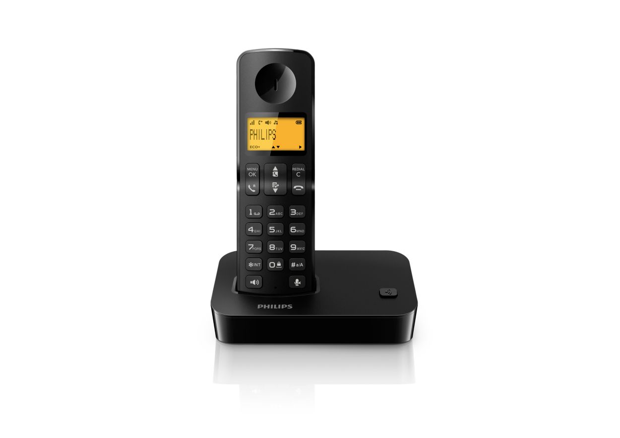 Teléfono inalámbrico D2001B/23 | Philips