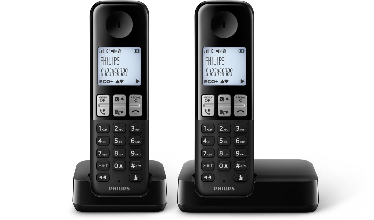 Cordless phone D2302B/90 | Philips