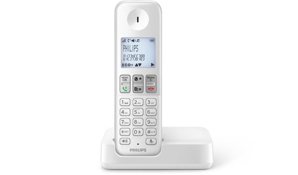 Cordless phone D2501W/34 | Philips