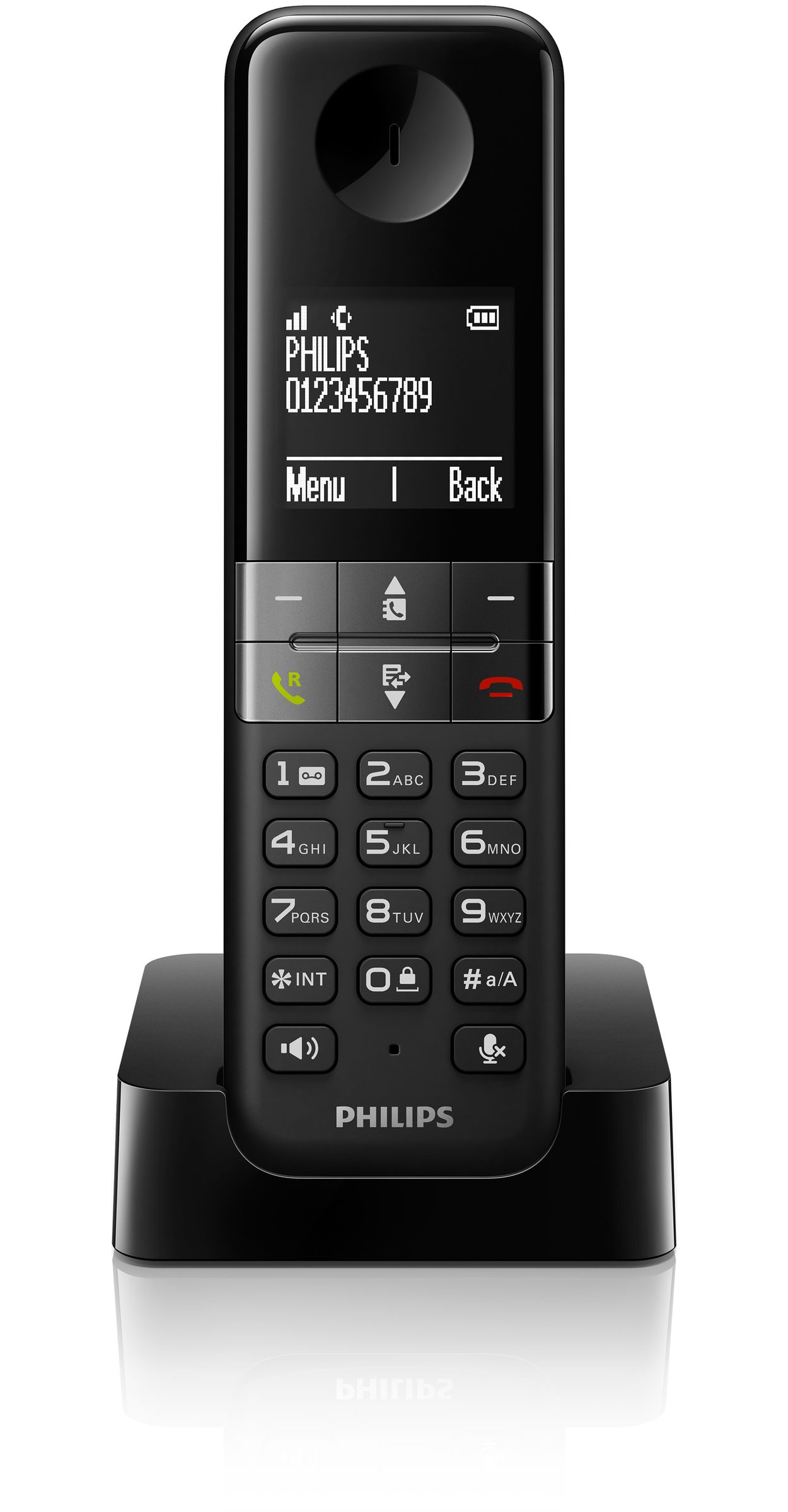 Téléphone fixe sans fil D4501B/22 | Philips