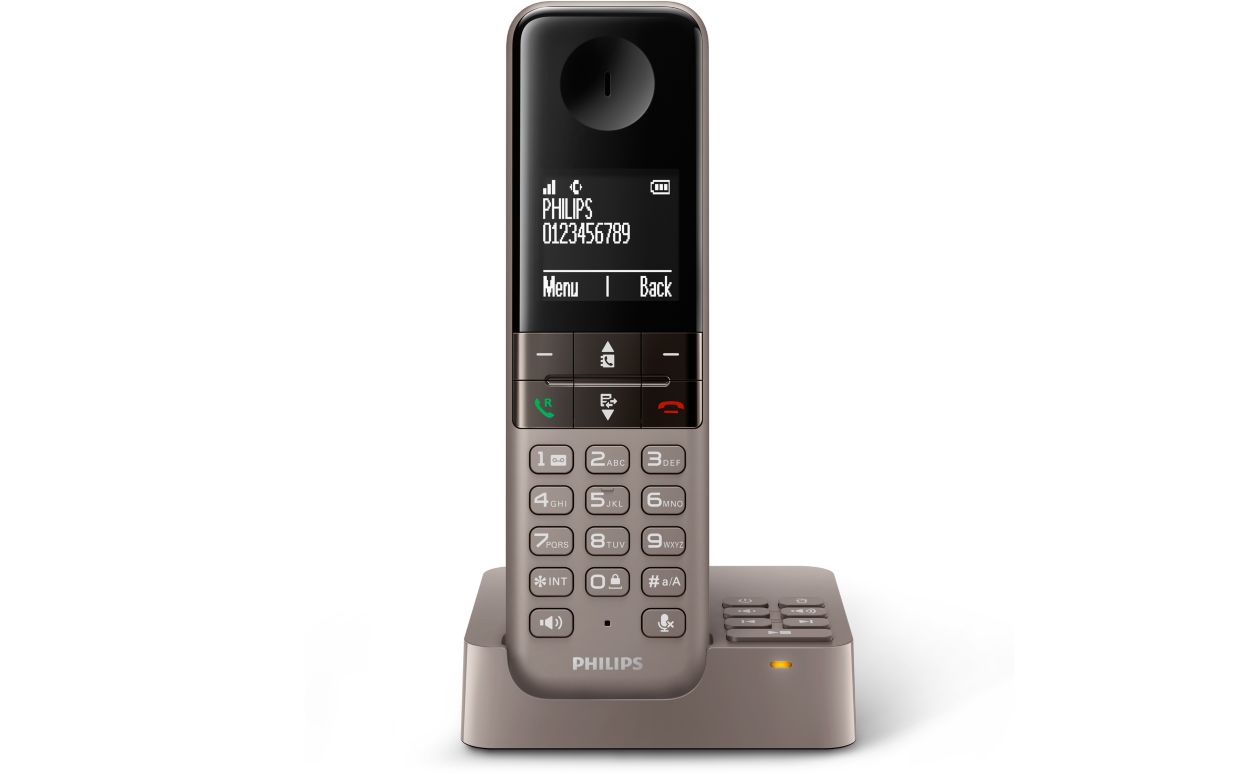 Schnurlostelefon mit Anrufbeantworter D4551T/38 | Philips