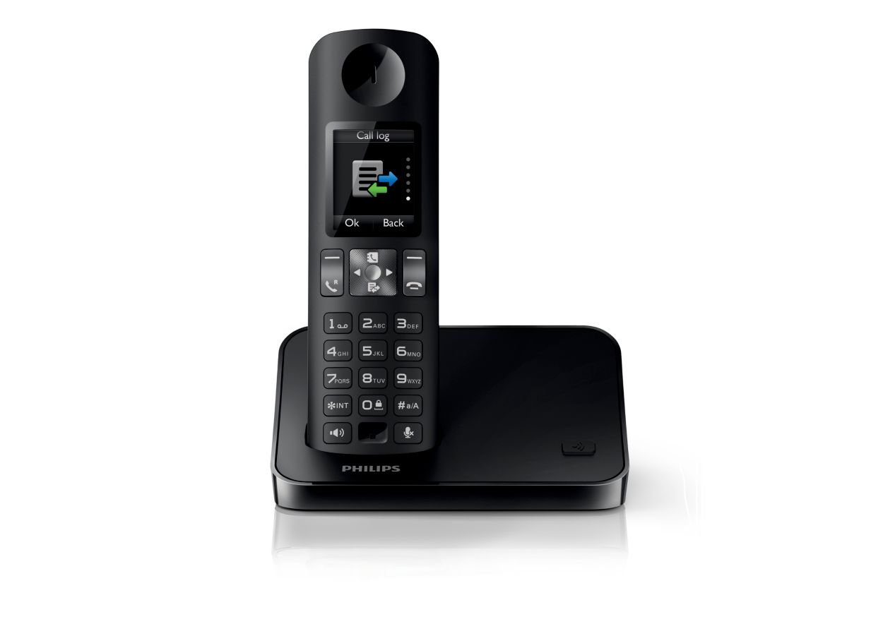 Téléphone sans fil D6001B/FR | Philips