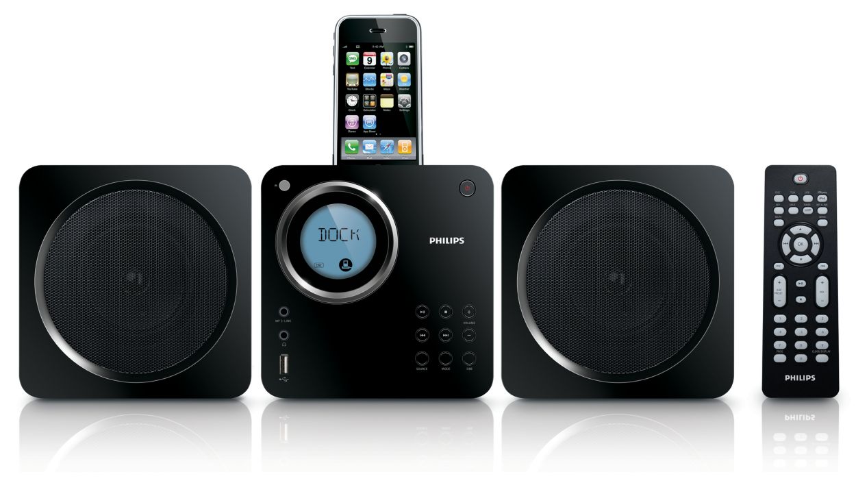 Cube micro sound system DCM109/37 | Philips