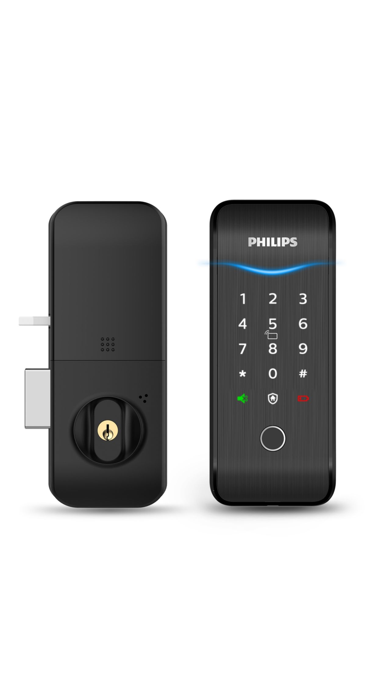 Smart rim lock DDL151Z00BB/97 | Philips