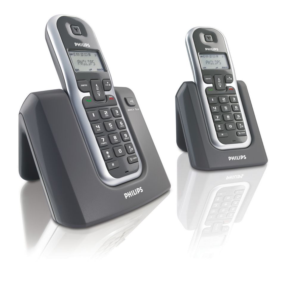 Cordless telephone DECT1222S/90 | Philips