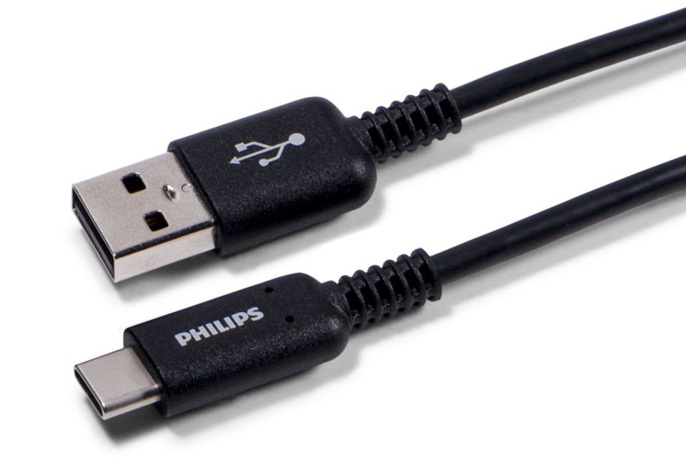 USB-A to USB-C Cable, 3Ft Basic DLC4103A/37 | Philips