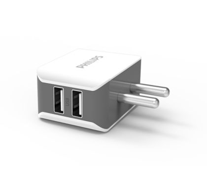 Dual USB wall charger DLP2502/94 | Philips