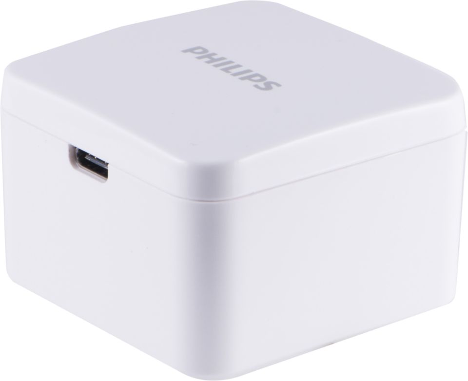 AC Charger, 1C Port 15W Folding Prongs DLP2509/37 | Philips