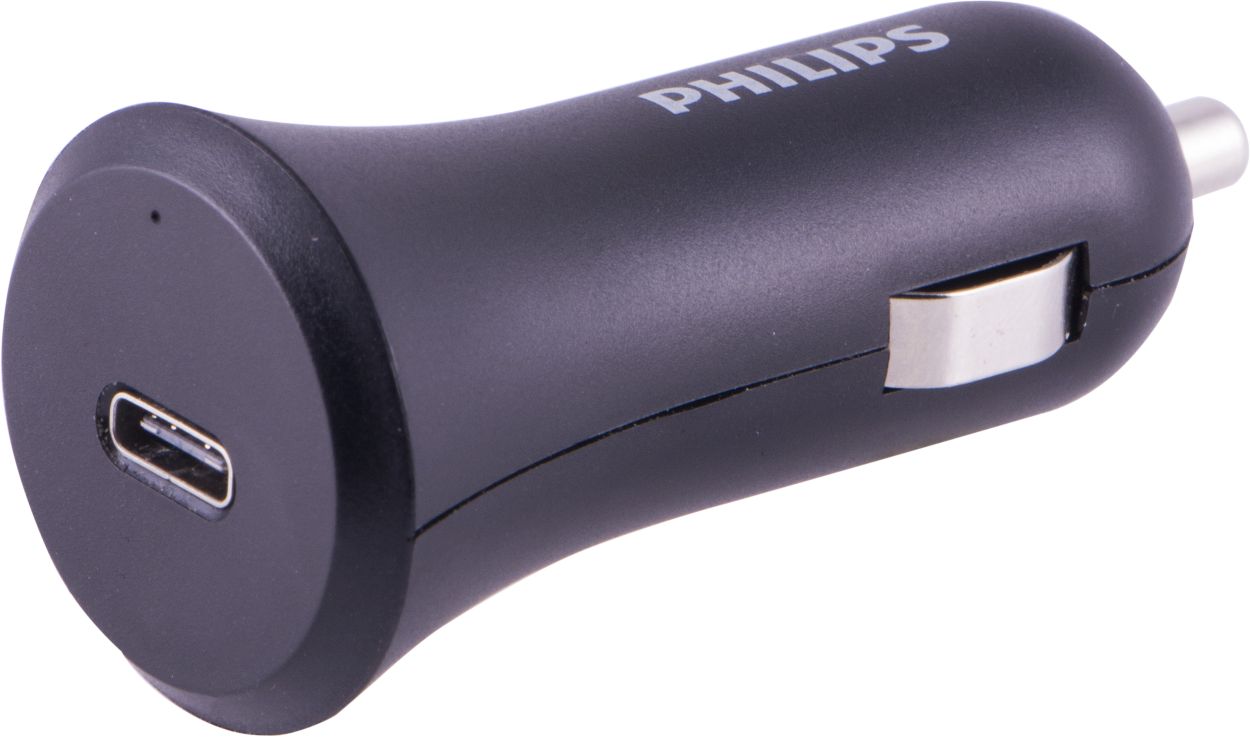 Car Charger, 1C Port 15W Black DLP2559/37 | Philips