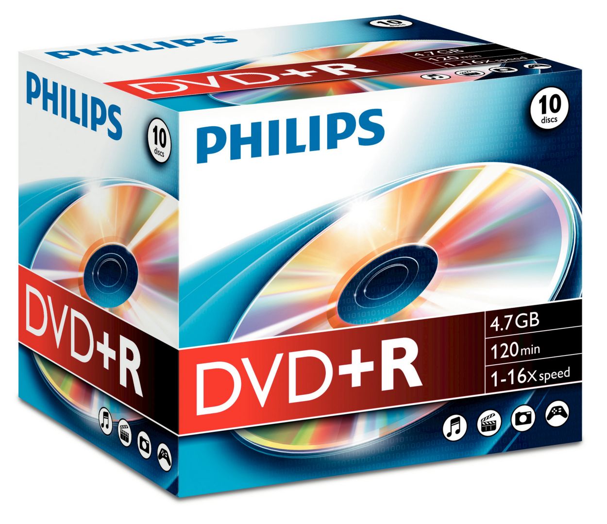 DVD+R DR4S6J10C/10 | Philips