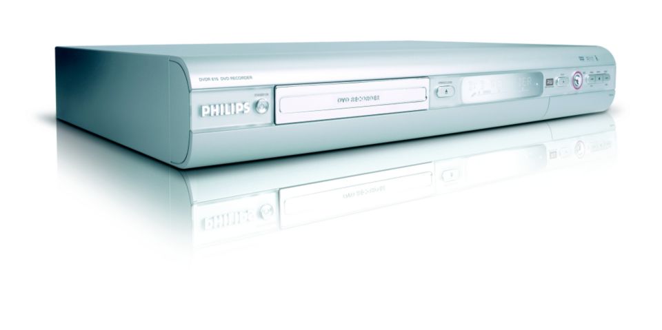 DVD player/recorder DVDR615/75 | Philips