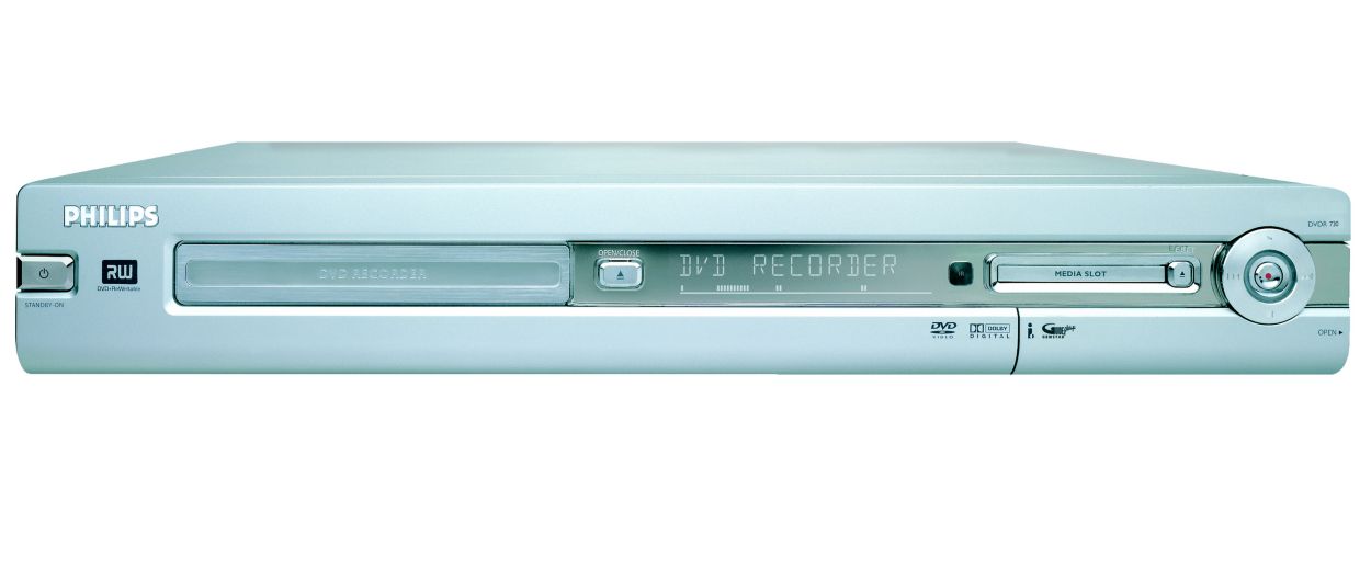 DVD-Player/Recorder DVDR730/00 | Philips
