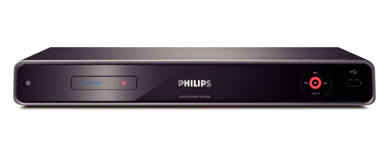 Hard disk recorder DVR2008/97 | Philips