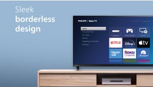 6000 Series Borderless TV 32PFL6472/F7 | Roku TV