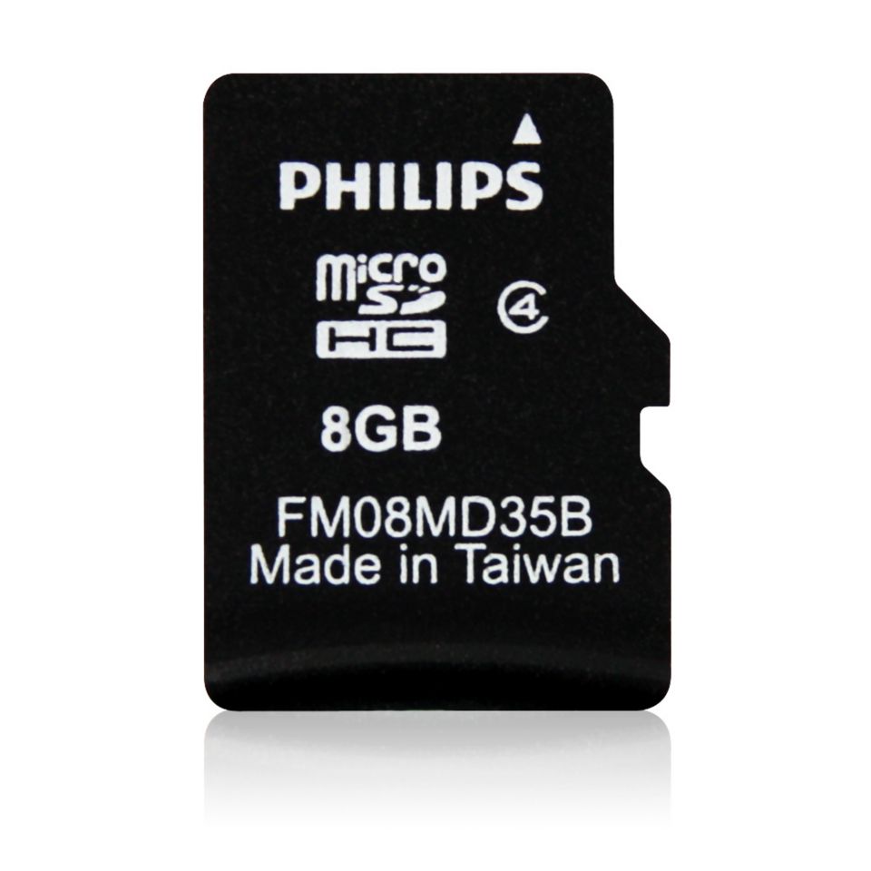 Micro SD cards FM08MD35B/97 | Philips