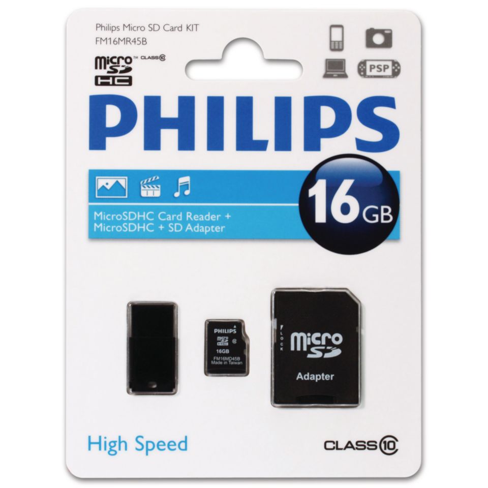 Micro SD cards FM16MR45B/97 | Philips