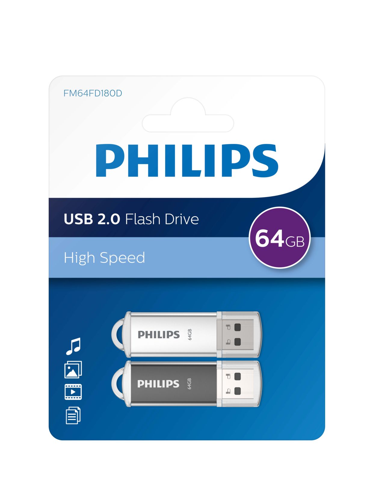 USB Flash Drive FM64FD180D/00 | Philips
