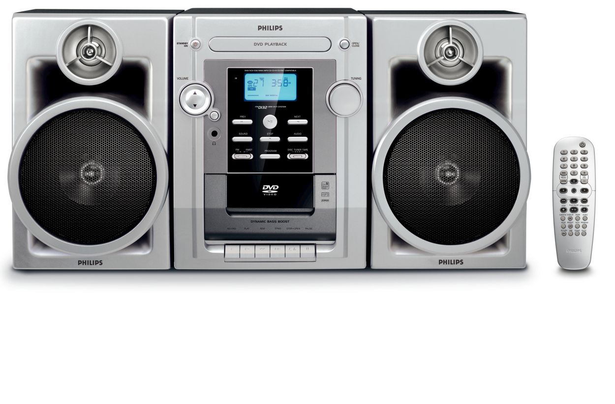 DVD Mini Hi-Fi System FWD132/94 | Philips